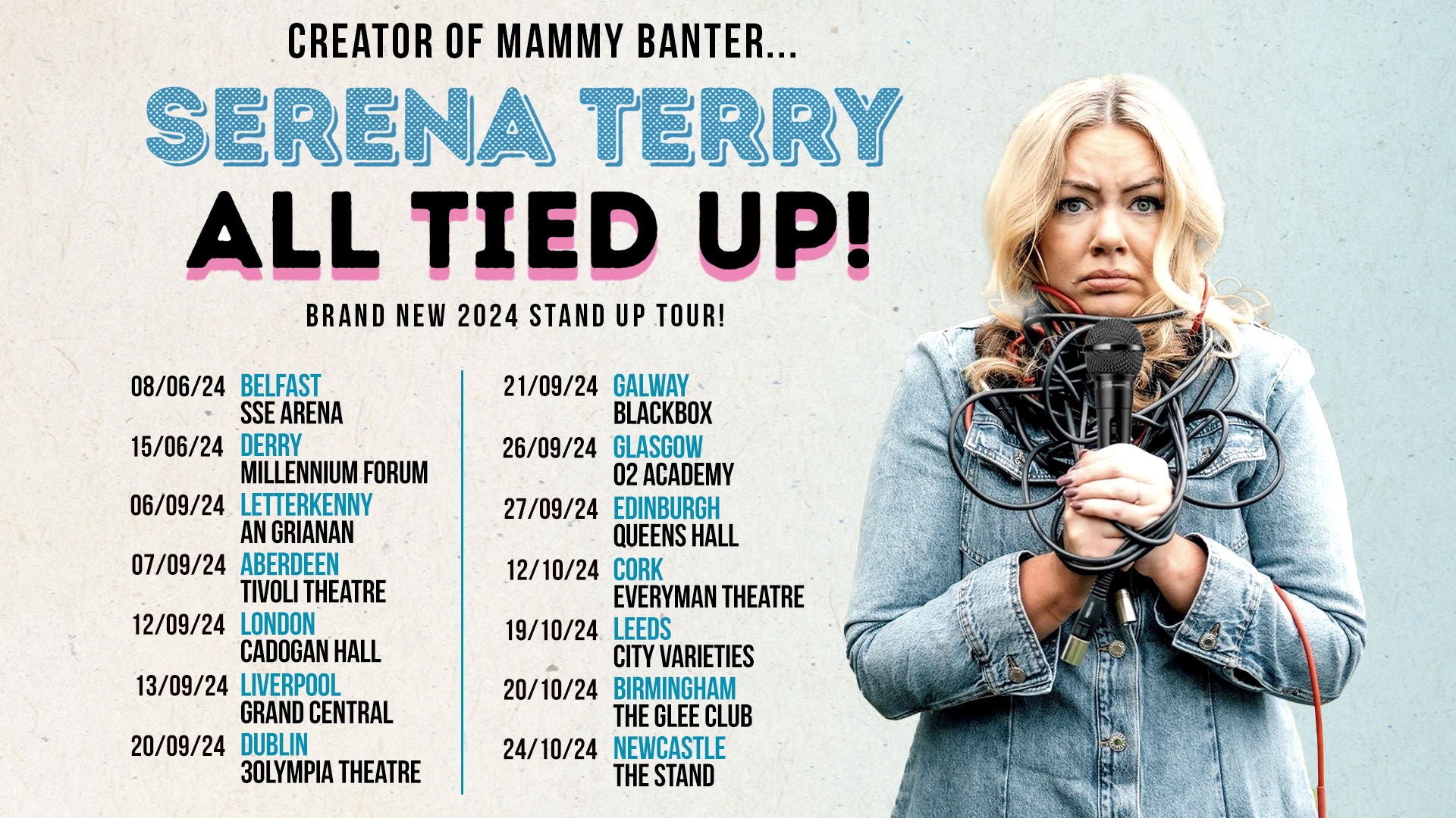 Pre Sale Sign Up - Serena Terry (Mammy Banter) - Brand New 2024 Stand ...
